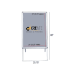 Durable 24x36 Aluminum A-Frame Signs For Effective Displays